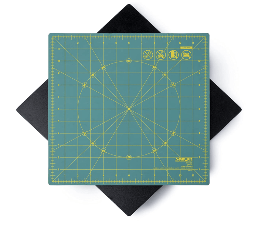 Olfa Cutting Mat – 12 Inch – Rotating – Self Healing | Quiltblox.com