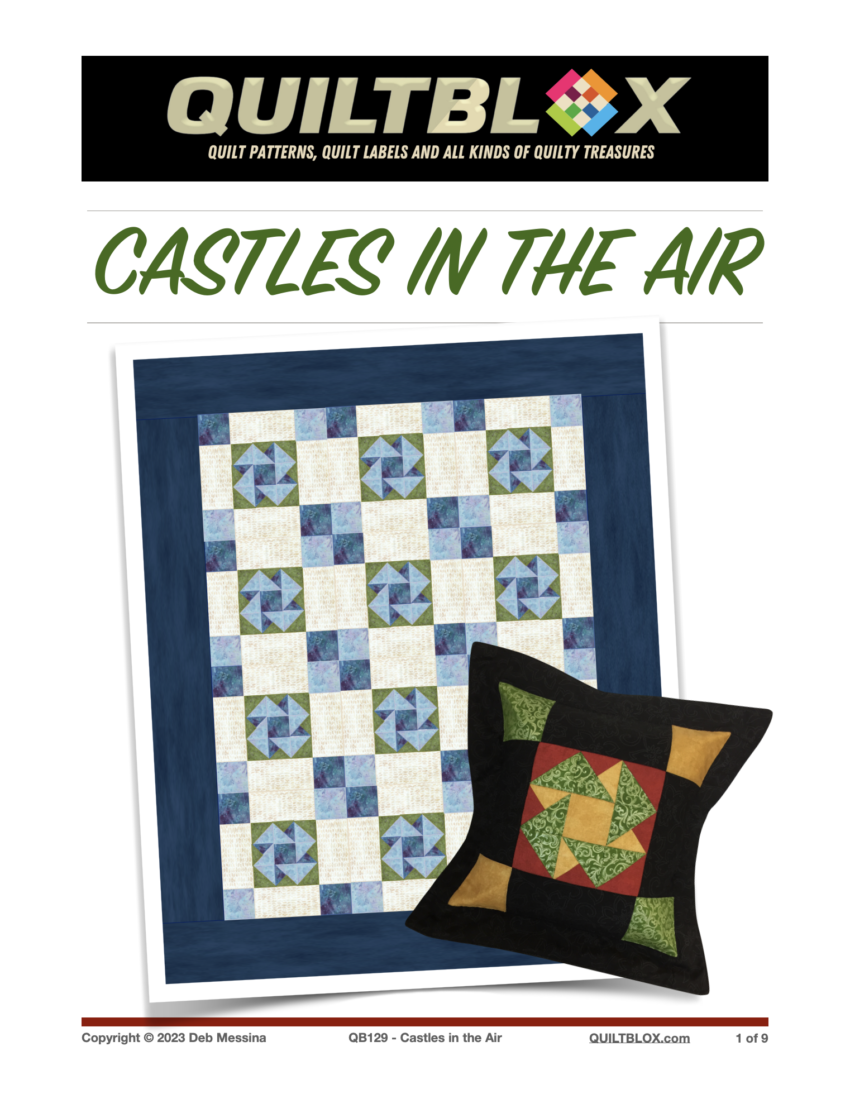 QB129 Castles In The Air – PDF | Quiltblox.com
