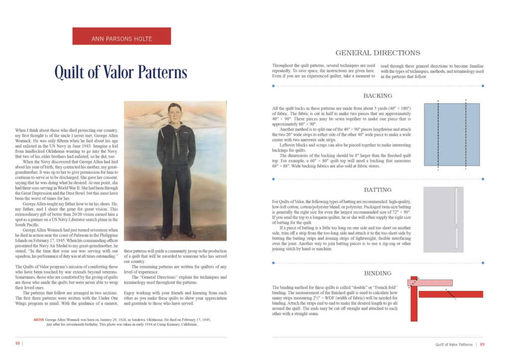 Quilts of Valor – A 50 State Salute | Quiltblox.com