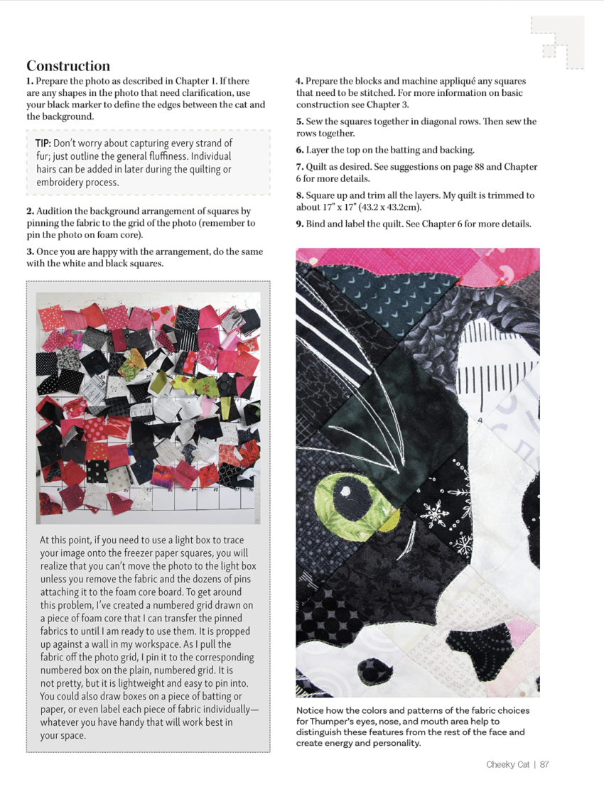 Stitched Photo Mosaic Quilting | Quiltblox.com