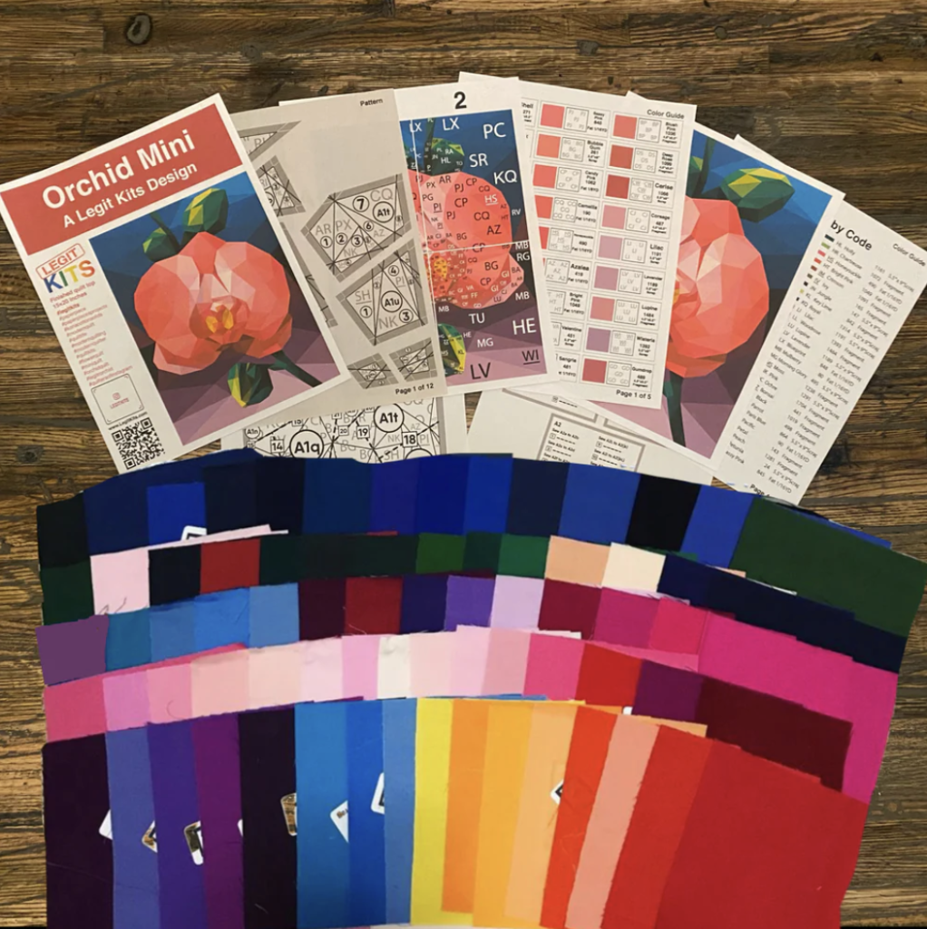 Orchid – Mini Quilt Kit – by Legit Kits | Quiltblox.com