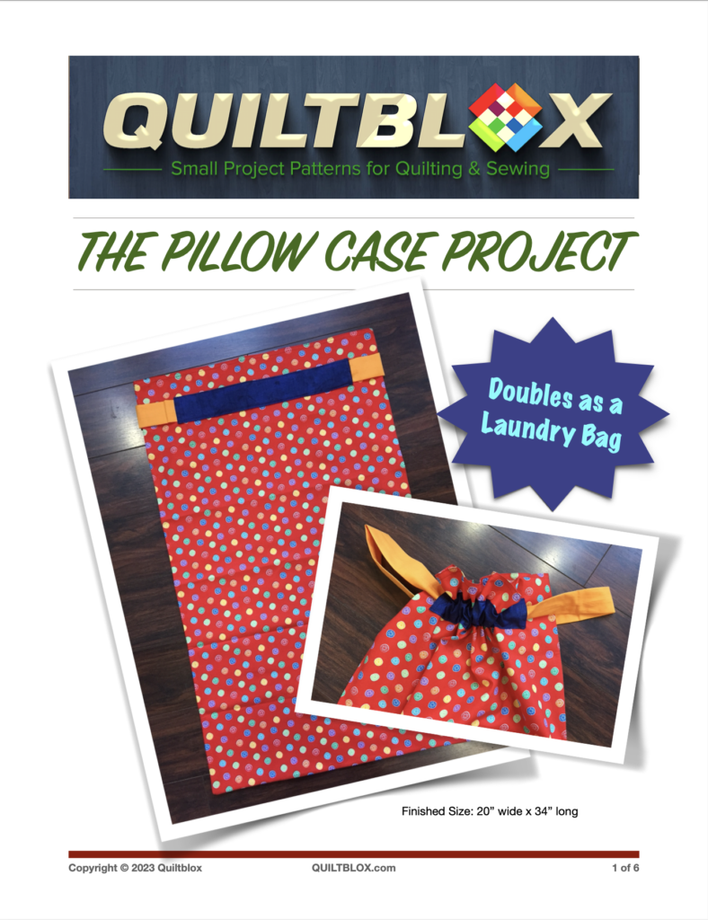 QB154 The Pillowcase Project – PDF | Quiltblox.com
