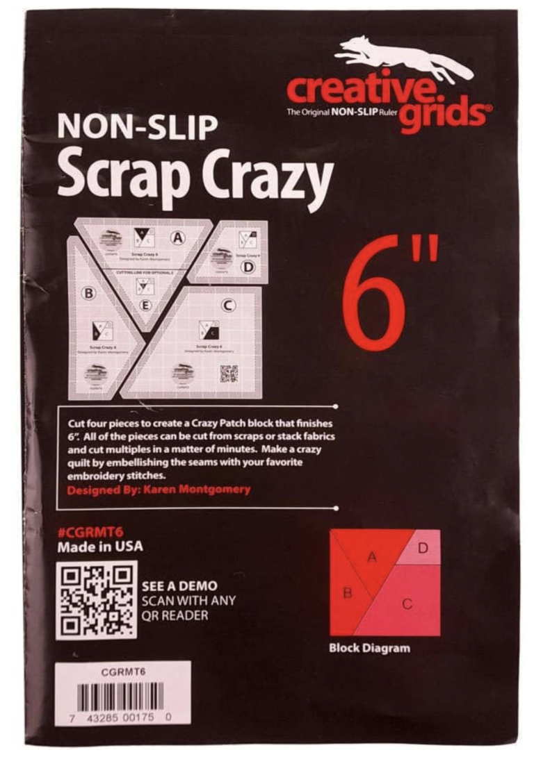 Scrap Crazy 6 Inch – Creative Grids | Quiltblox.com