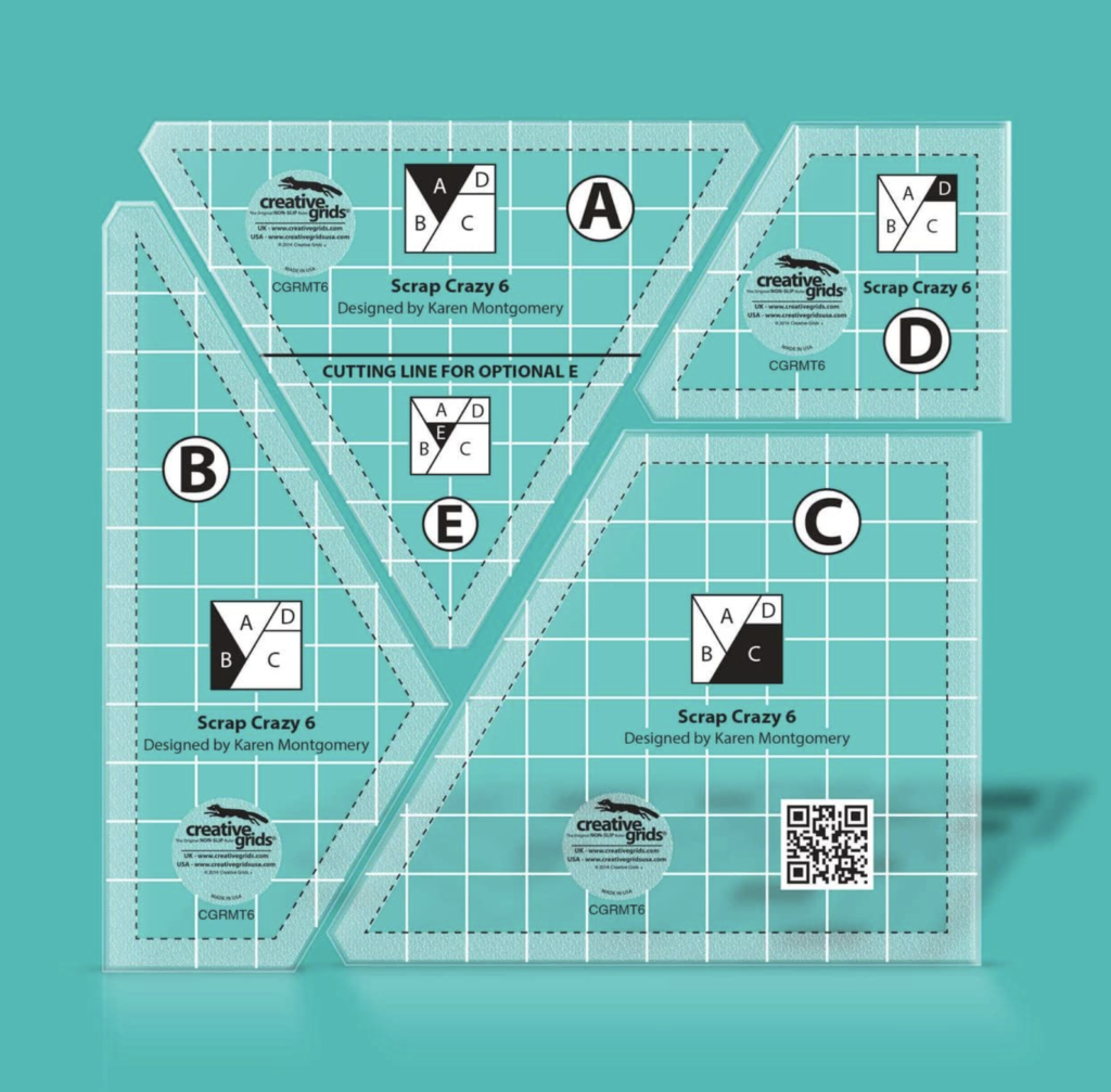 Scrap Crazy 6 Inch – Creative Grids | Quiltblox.com