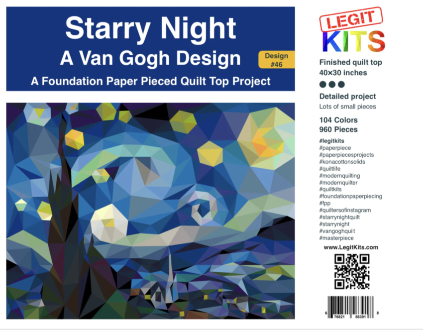 Starry Night by Legit Kits | Quiltblox.com