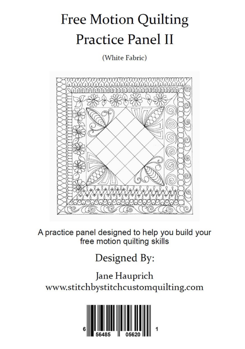 Free Motion Quilting Practice Panel | Quiltblox.com