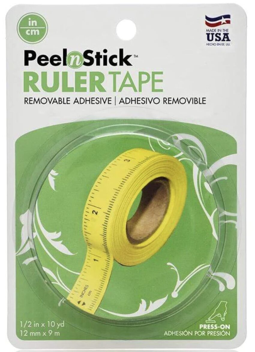 PeelnStick Removable Ruler Tape | Quiltblox.com