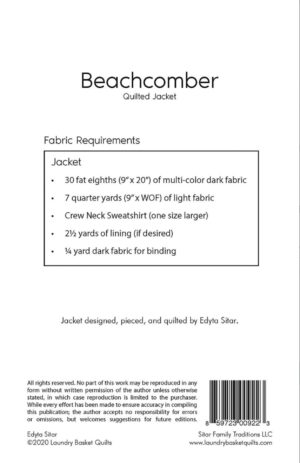 Beachcomber Jacket | Quiltblox.com