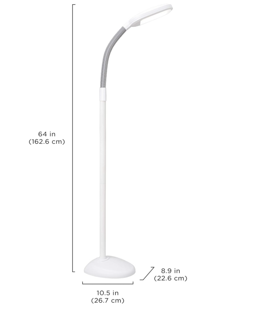Verilux Smart Light – Full Spectrum LED Floor Lamp | Quiltblox.com