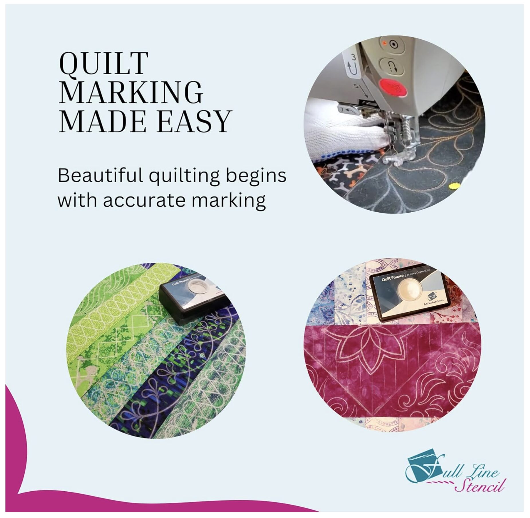 Pounce Pad and Quilting Chalk | Quiltblox.com
