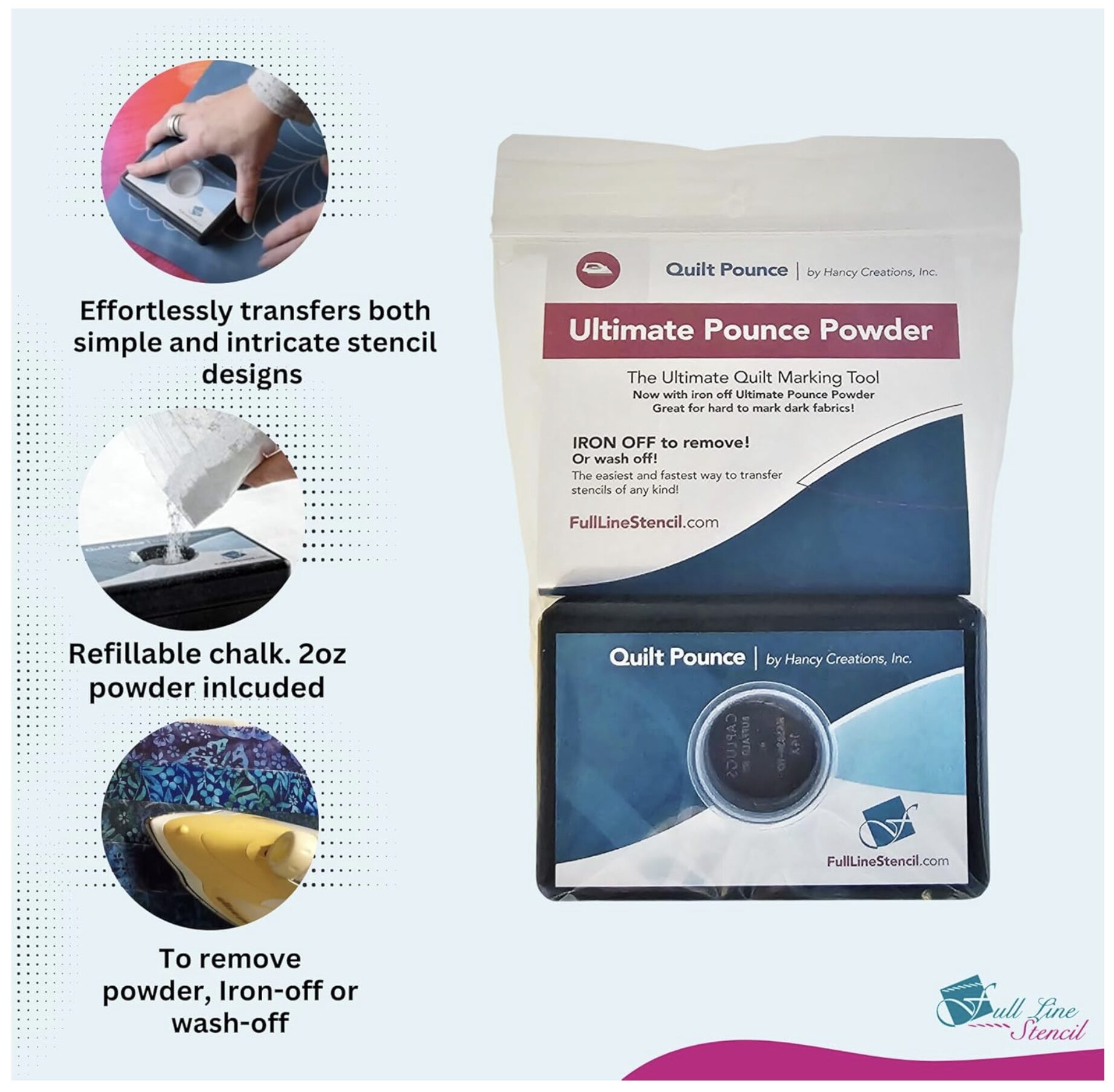 Pounce Pad and Quilting Chalk | Quiltblox.com