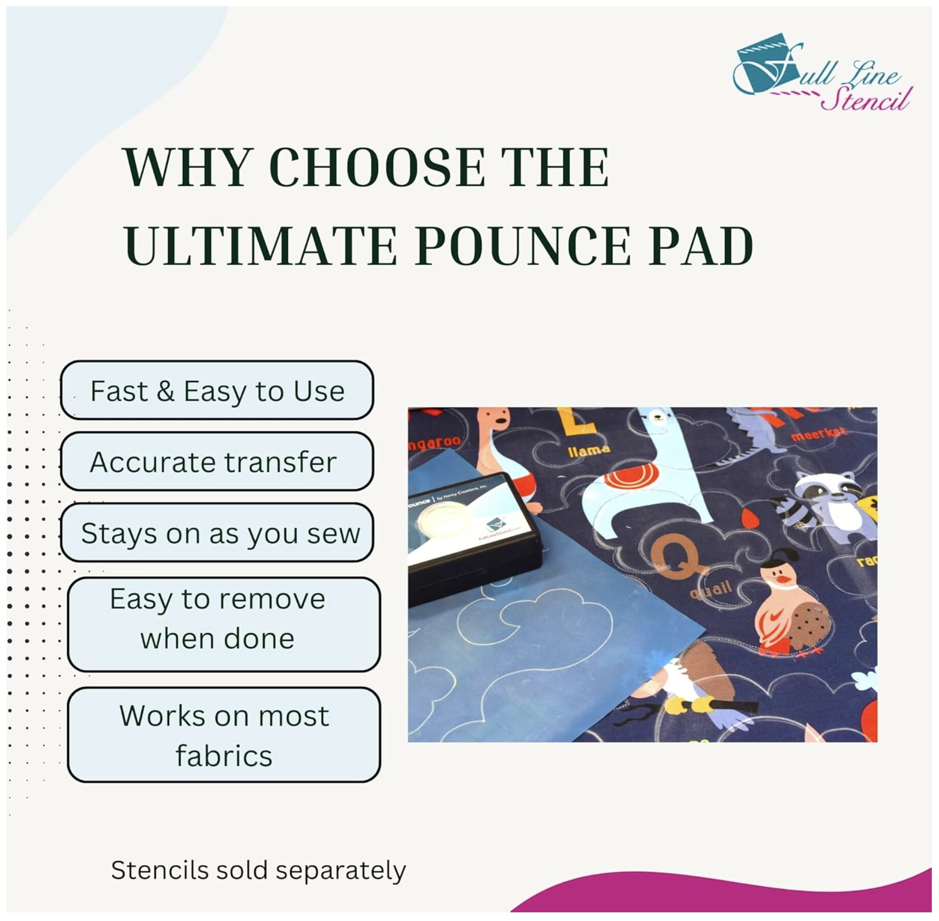 Pounce Pad and Quilting Chalk | Quiltblox.com