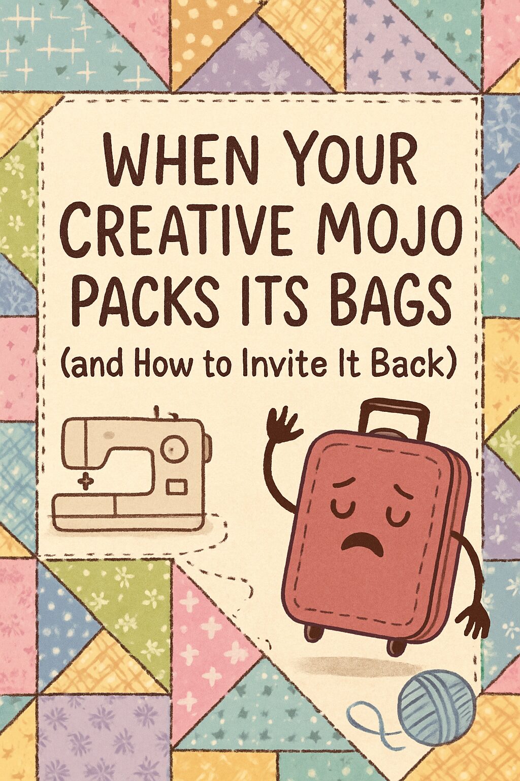 When Your Creative Mojo Packs It’s Bags | Quiltblox.com