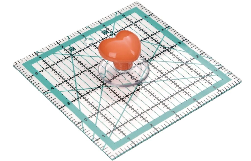 Heart Suction Cup – Ruler Knob | Quiltblox.com