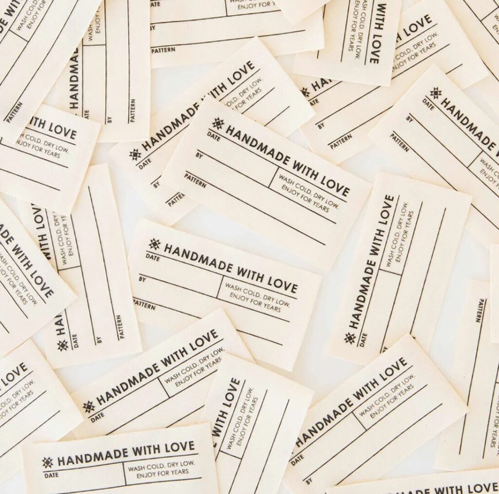 Handmade With Love Quilt Labels | Quiltblox.com