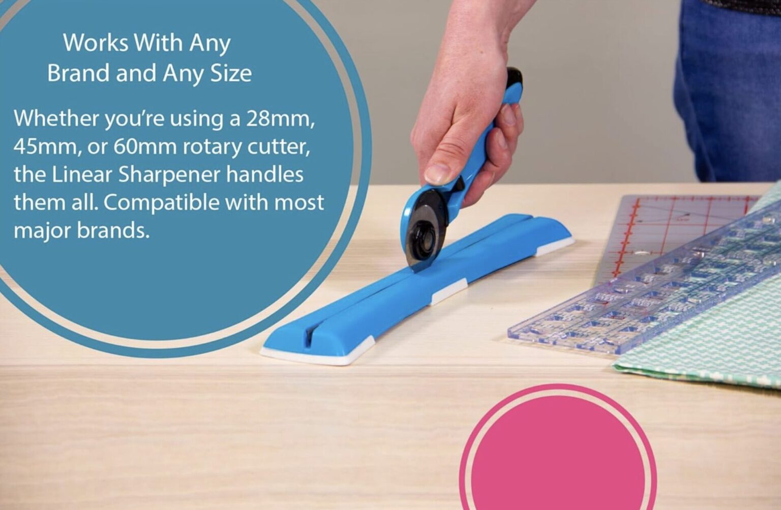 TrueCut Linear Rotary Blade Sharpener | Quiltblox.com